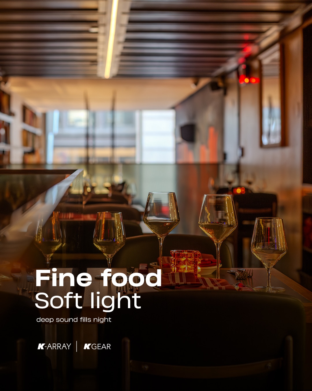 Wie K-array Sound Design Restaurants weltweit revolutioniert